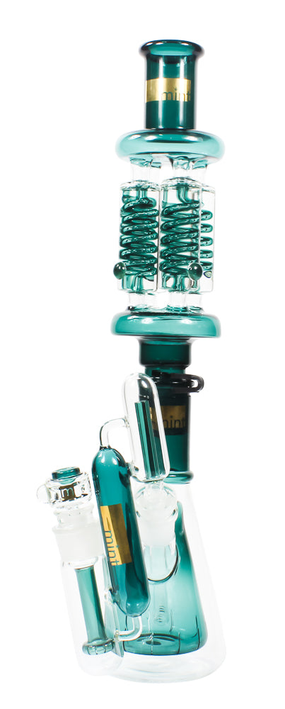 Mint X5X Custom Crafted Bong Teal – Bongs Canada